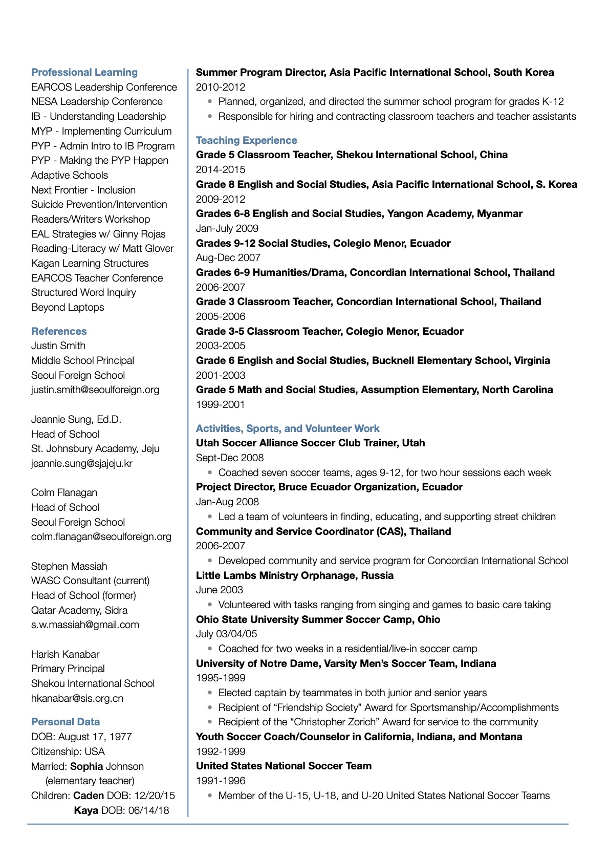 Resume | Matthew Johnson